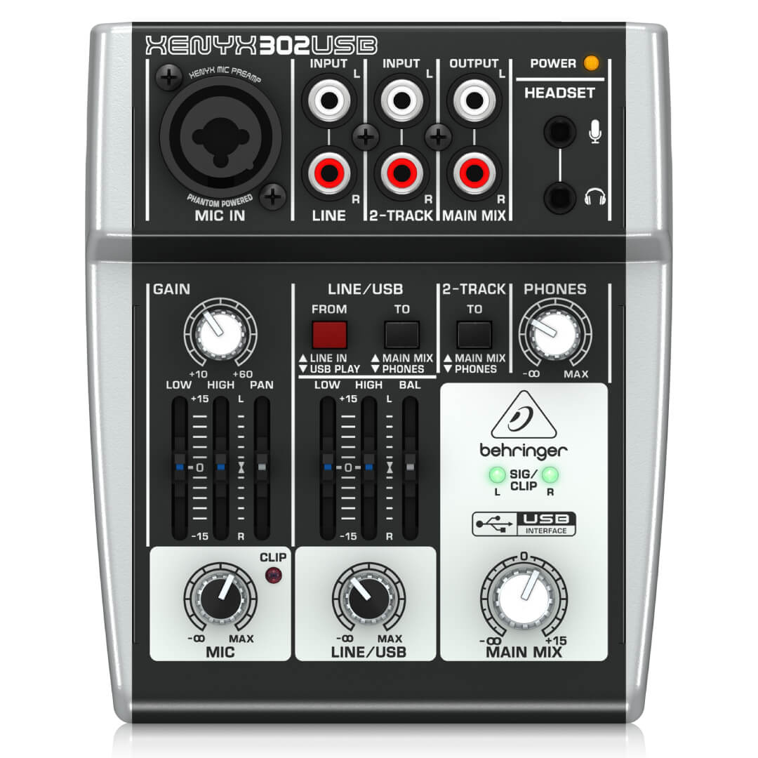 Behringer XENYX 302USB - DB SHOP - Loja Online
